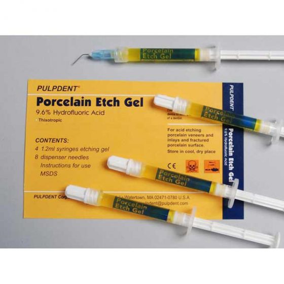 Porcelain Etch Gel-9.6% Hydrofluoric Acid - BAKA Dental Equipment & Supply