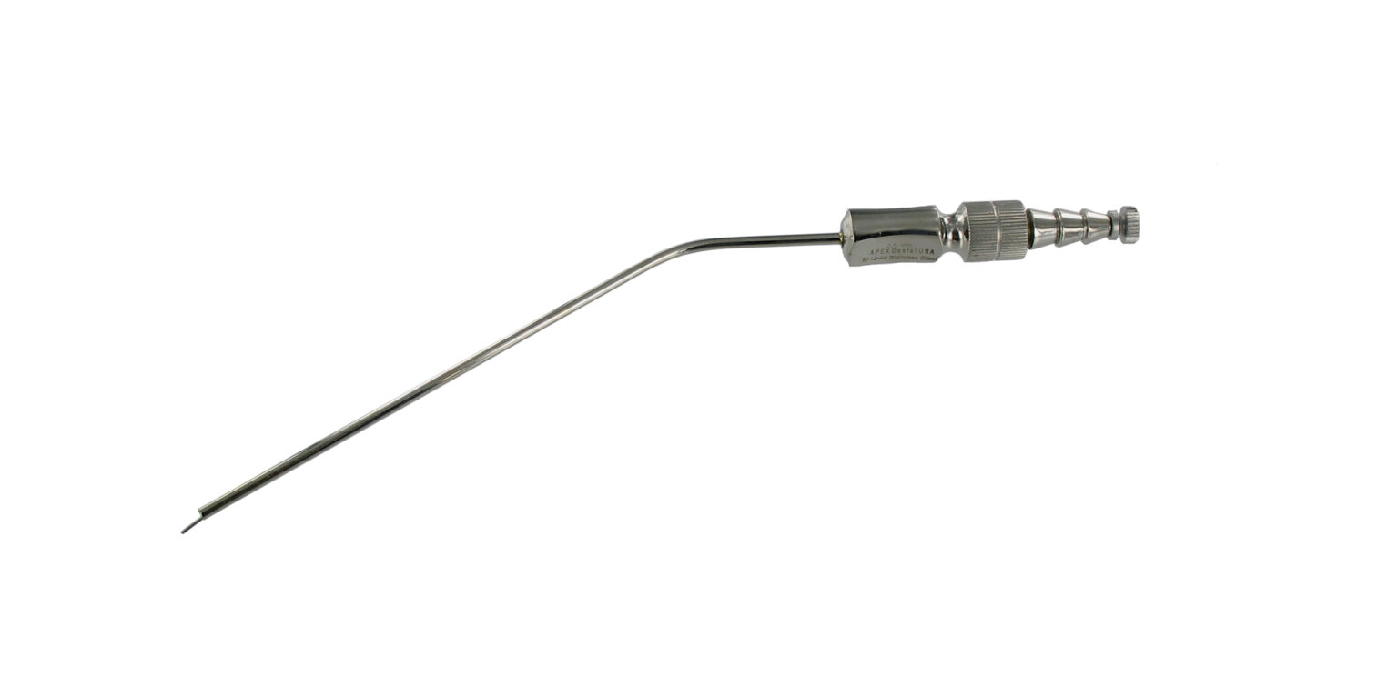 Frazier Aspirator Suction Tips French Style with control Relief Hole